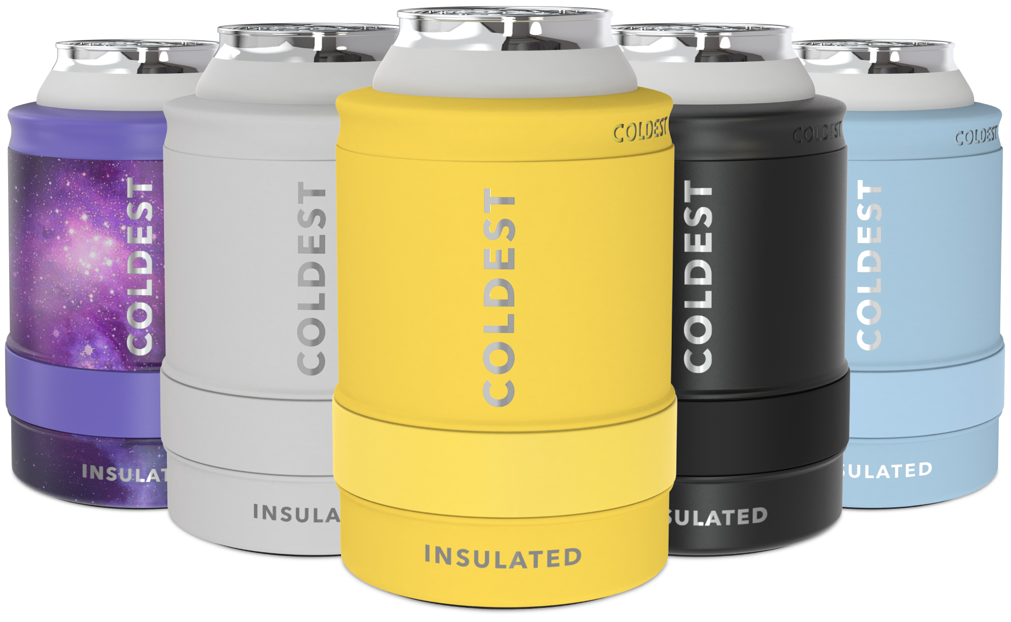 QualityPerfection Slim Can Coolers Blank 4mm Neoprene Can Holder 12 fl ...