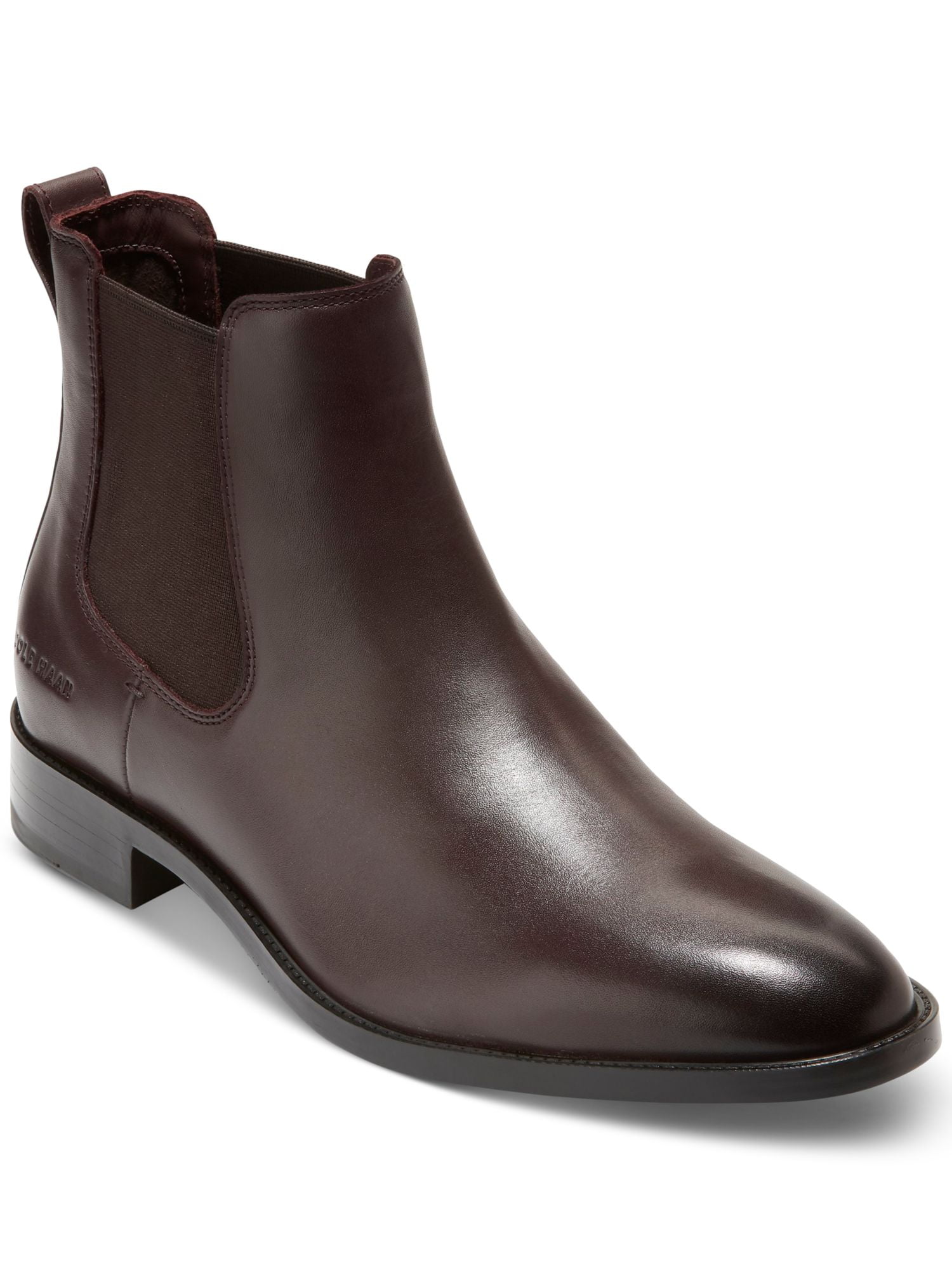 COLE HAAN Mens Brown Padded Heel Pull-Tab Water Resistant Goring ...