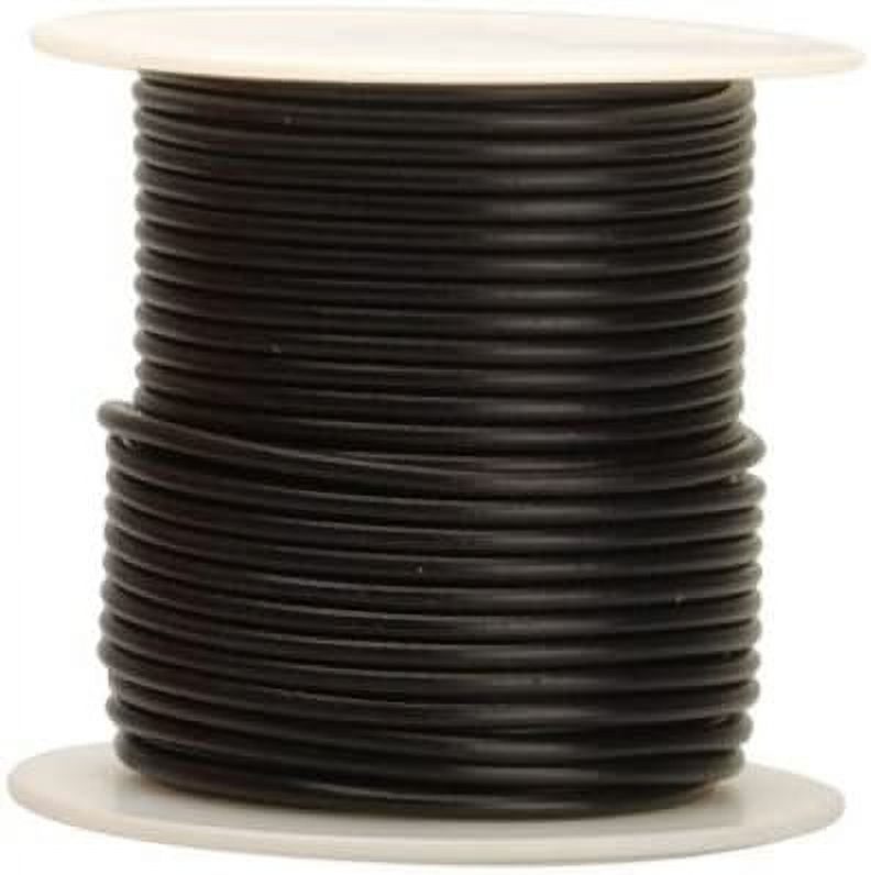 COLEMAN CABLE INC 16-100-11 100' Black 16 GA Primary Wire - Walmart.com