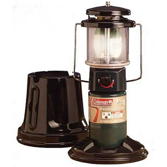 COLEMAN Deluxe Two Mantle Instastart Quickpack Propane Camping Lantern w/ Cover - Walmart.com
