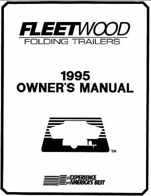 COLEMAN Trailer Owners Manual-1995 Pioneer Columbia Arcadia Avalon Chesepeake CP REPRINT ...