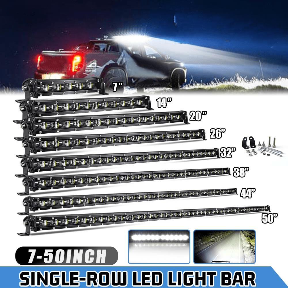 COLIGHT Led Light Bar 20/32/38/44/50 Driving Combo Amber/W OffRoad Fog ...