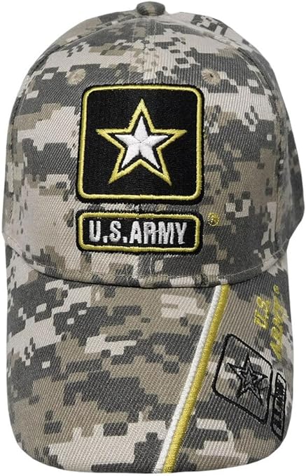 COLL7AWS Army Star Logo Cap Hat Military Strong American Armed Forces ...