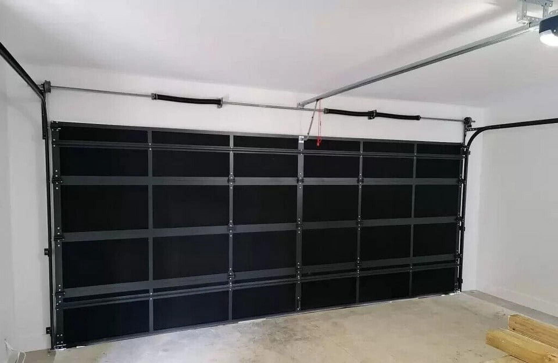 COLL7AWS Reflective R8 Black Poly-Foam Garage Door Insulation KIT 1 CAR ...