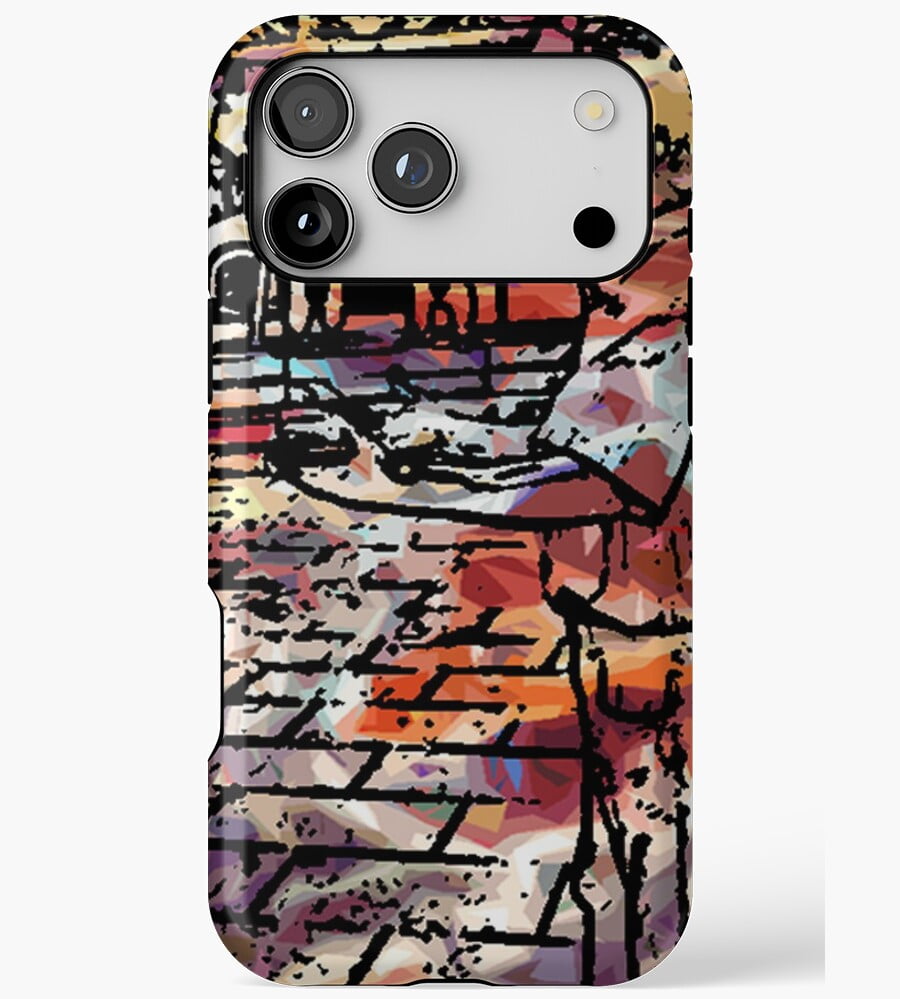 COLLAGE 7A, Abstract Mixed Media Urban Art Graphic H1186 Phone Case for ...