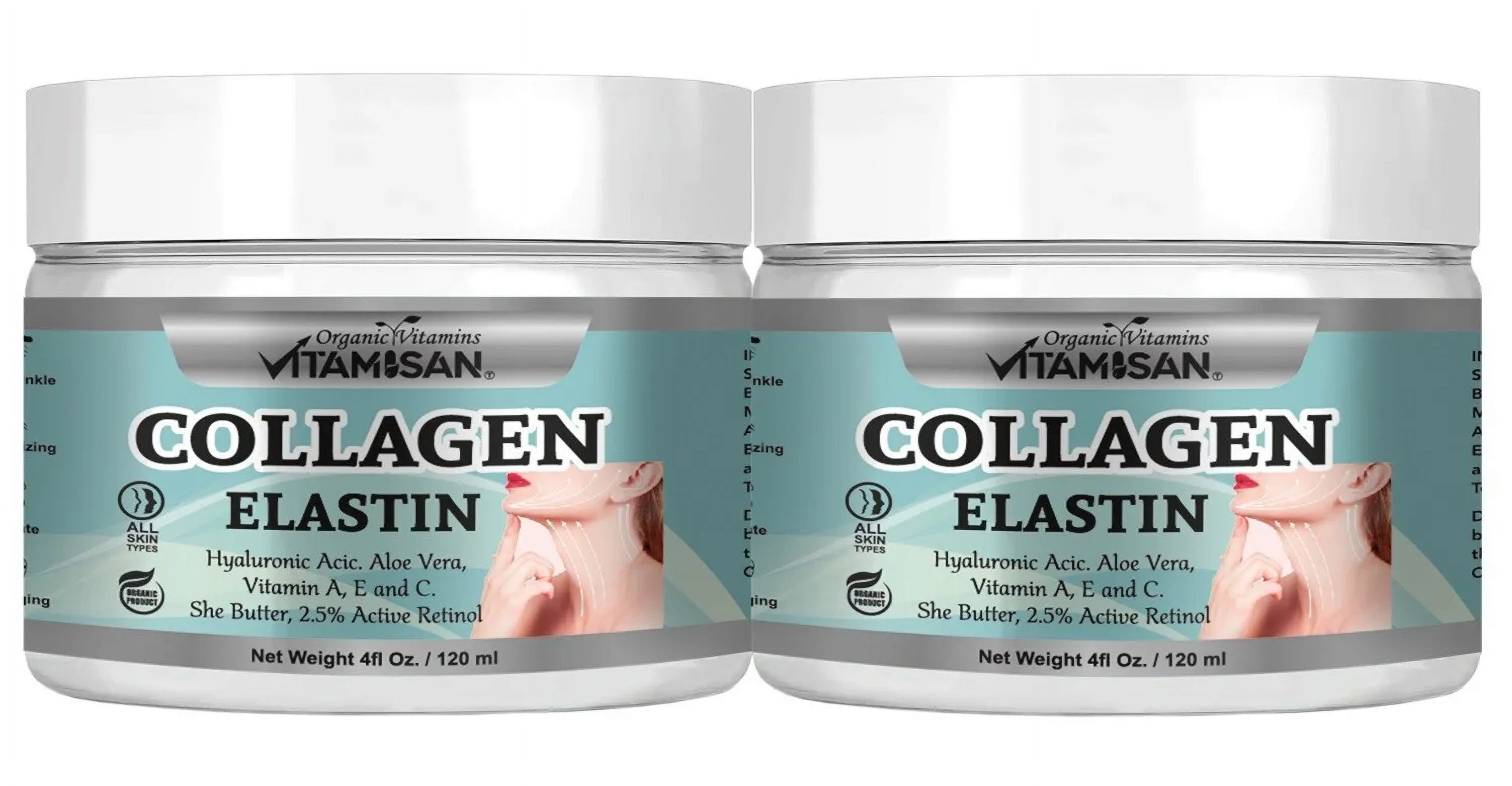 COLLAGEN & ELASTIN SKIN CREAM Firming Face Care Anti Aging Wrinkle ...