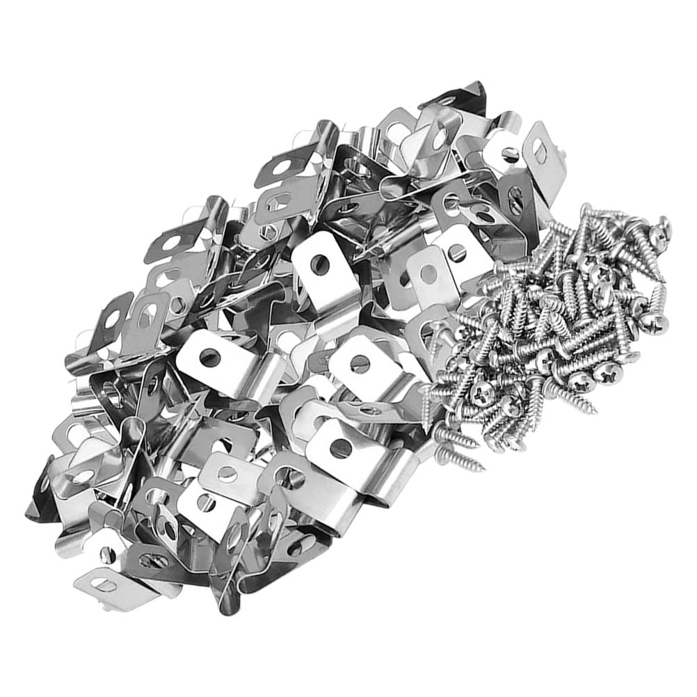 COLO Aluminum Hardware Clips, 100 Count - Walmart.com