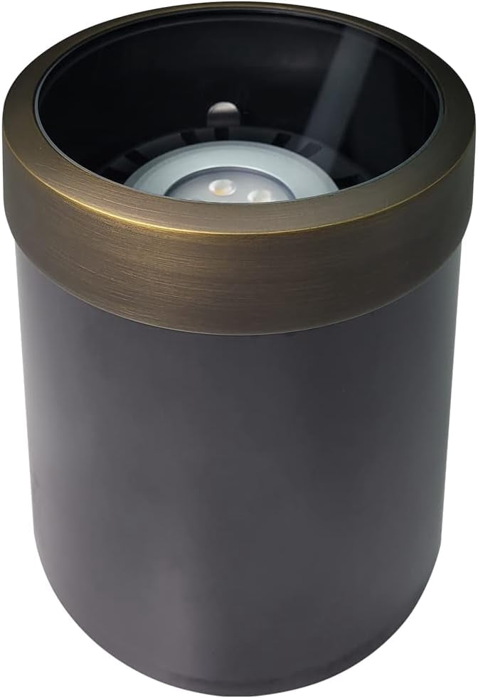 COLOER Large In-Ground Well Light, LED Outdoor Low Voltage Pathway ...