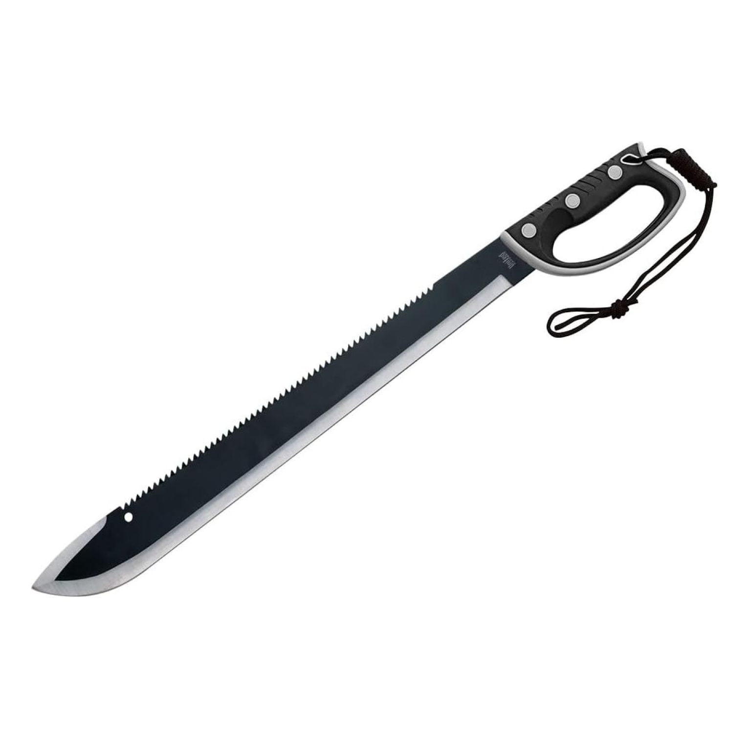 COLOMBIAN MACHETES Sawback Survival Machete and Sheath - Non-Reflective ...