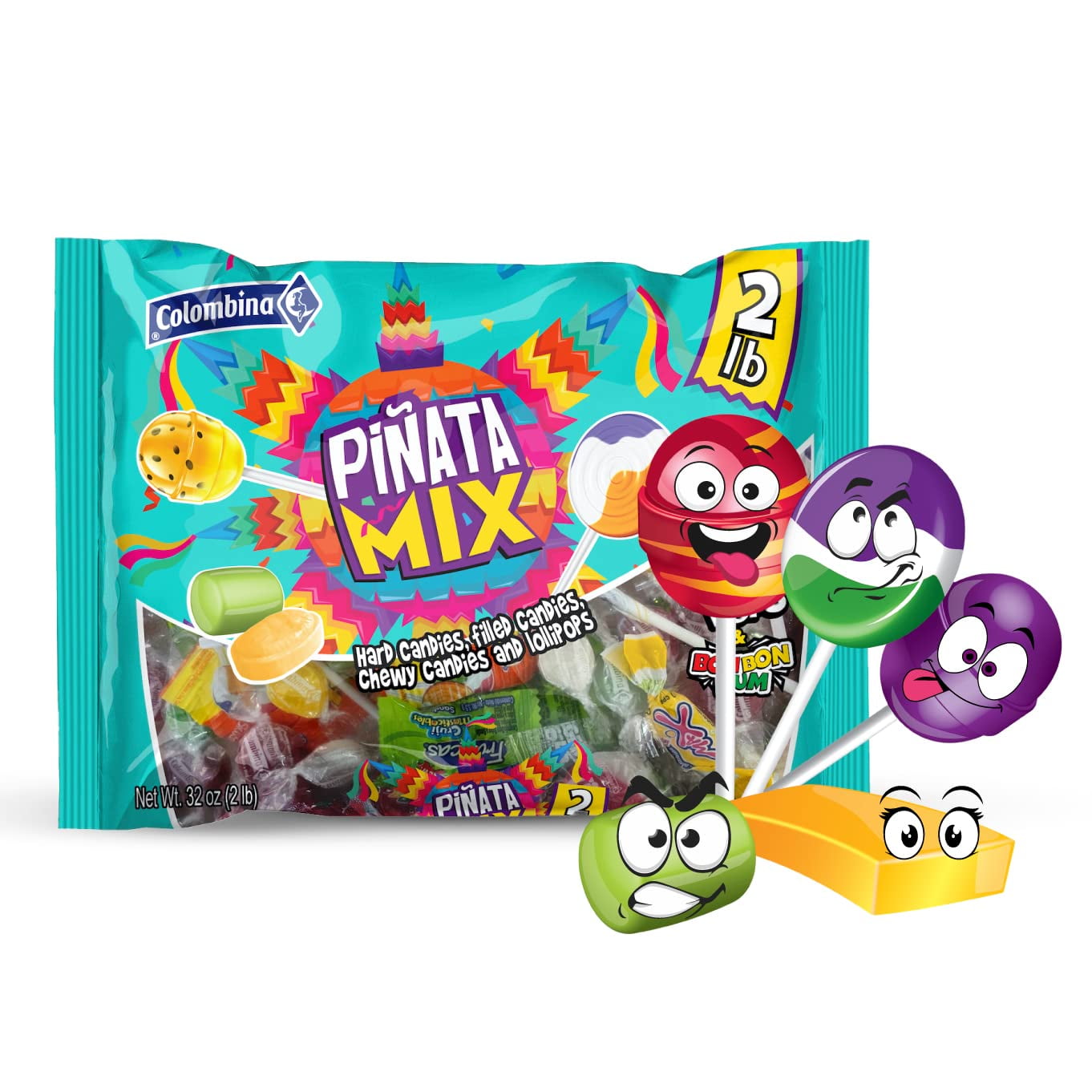 COLOMBINA PINATA MIX 2 LB - Walmart.com