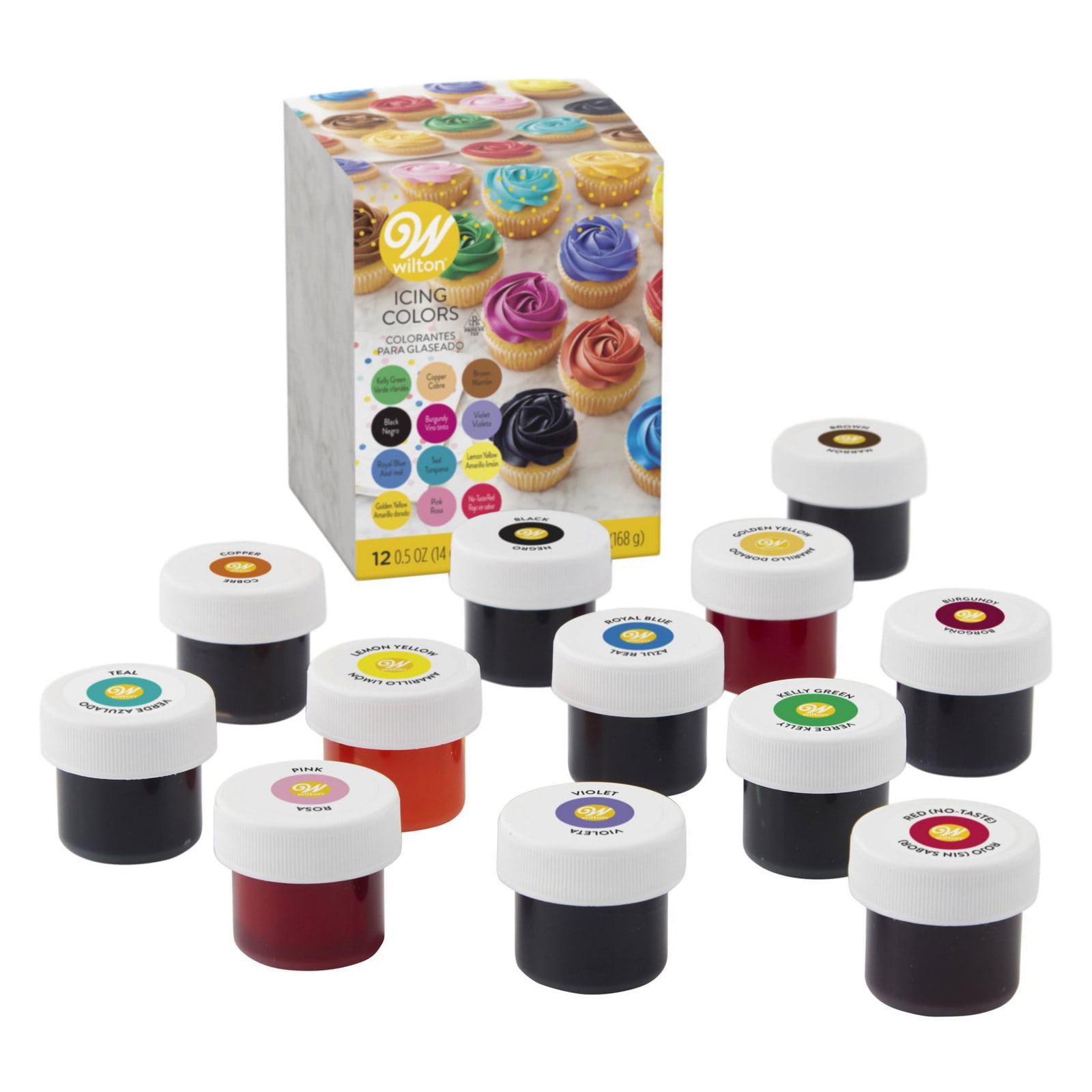 COLOR KIT PASTE 12 PC 1/2 OZ WILTON - Walmart.com