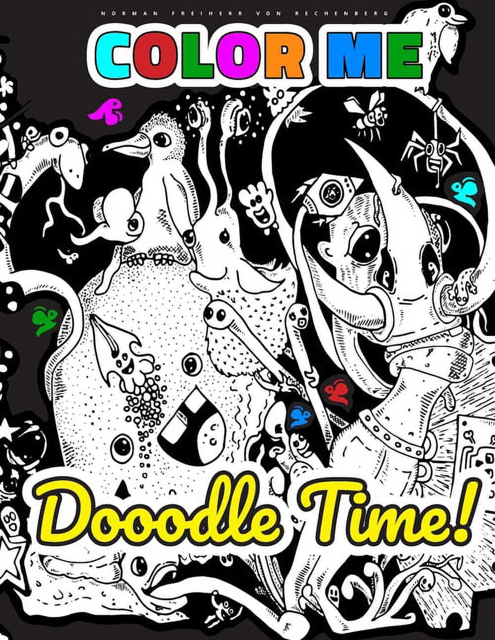 COLOR ME - Dooodle Time!: Coloring, Relax, Inspiration, (Paperback ...