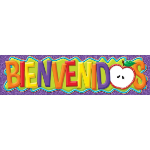 COLOR MY WORLD SPANISH WELCOME HORIZONTAL BANNERS - Walmart.com