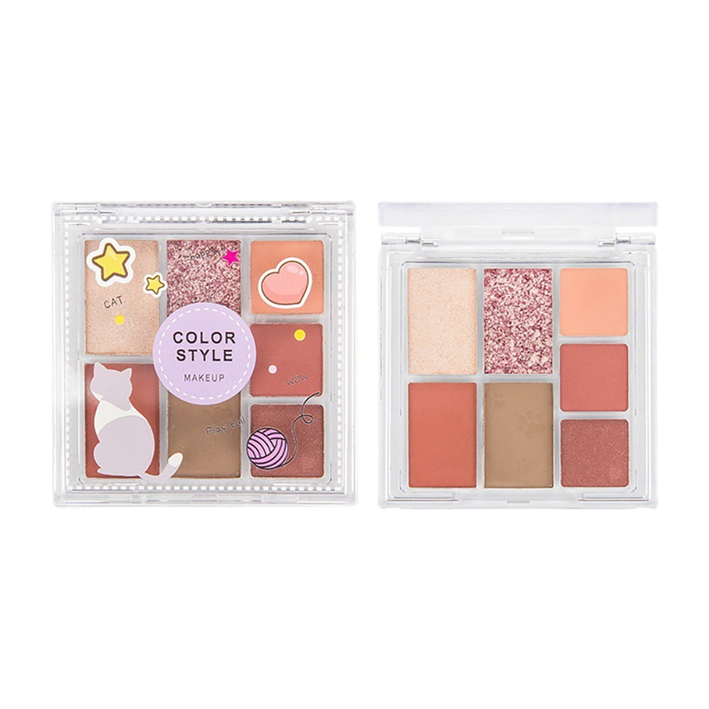 COLOR STYLE Ruili Seven-color Comprehensive Eyeshadow Palette Rose ...
