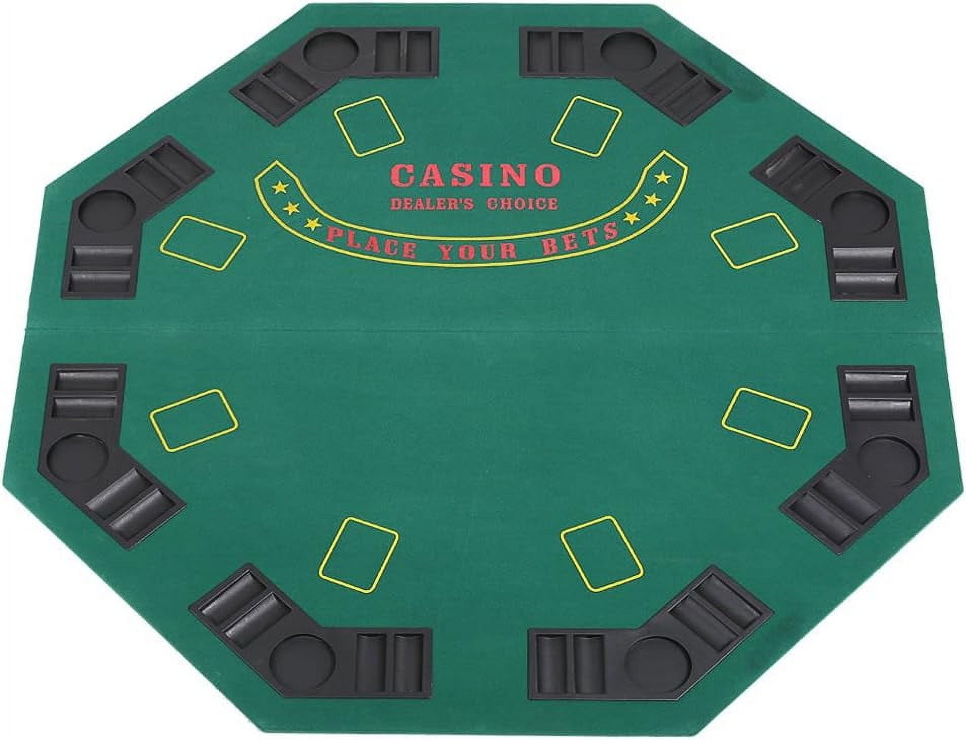 COLOR TREE Foldable Poker/Blackjack Card Game Table Top - Walmart.com