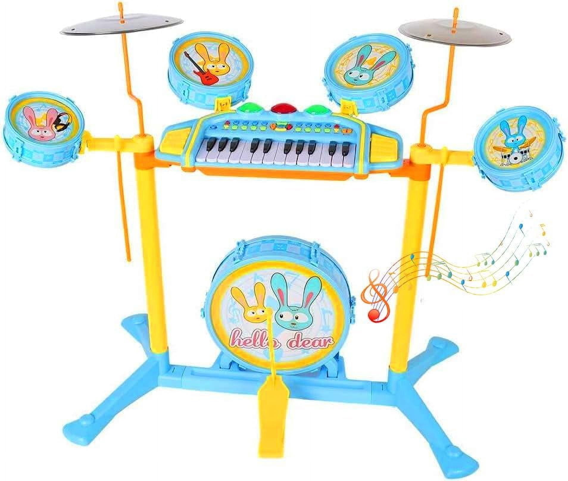 COLOR TREE Kids Jazz Drum Set, Musical Toys Gift for Toddlers with ...