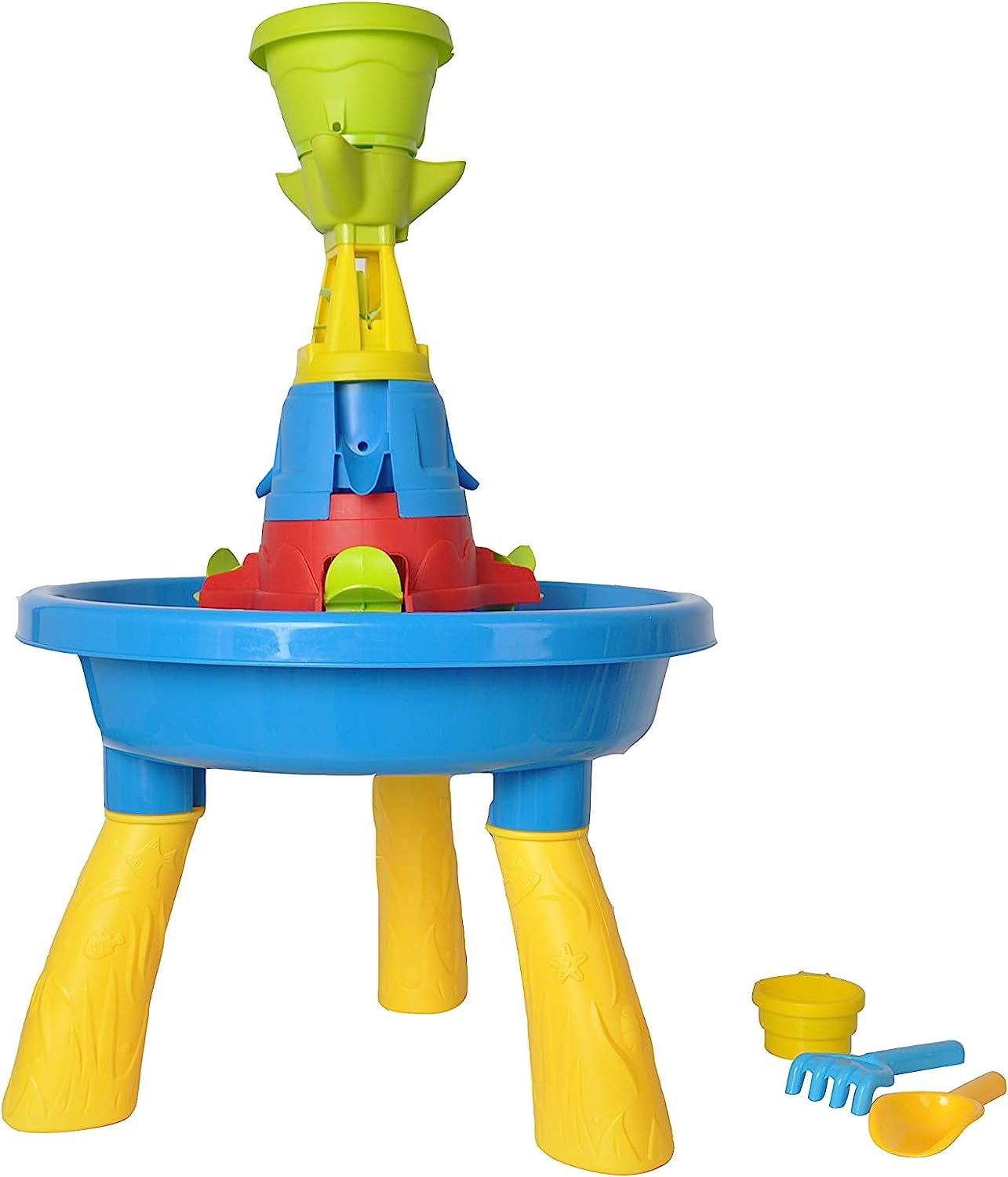 COLOR TREE Kids Sand and Water Table Toddlers Summer Play Indoor ...