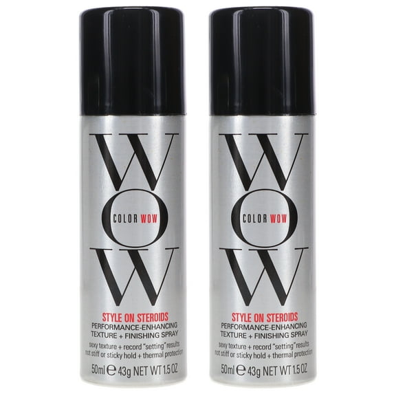 Color Wow Style on Steroids 1.5 oz 2 Pack Hair Texturizing Spray for ...
