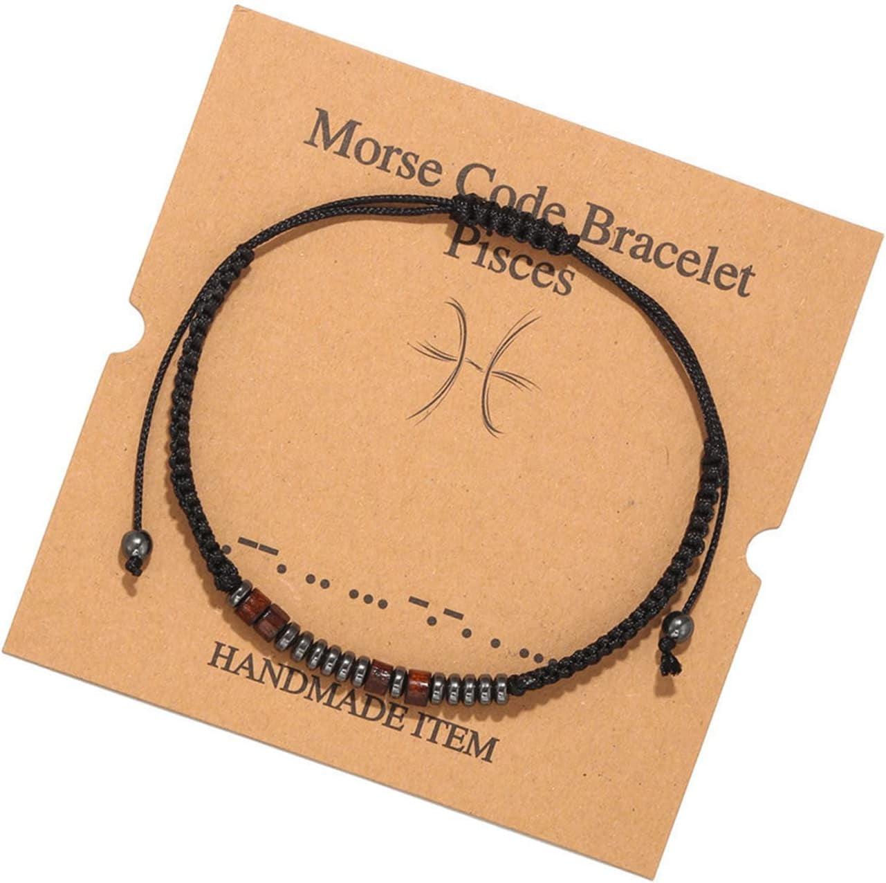 COLORFUL BLING 12 Constellations Morse Code Beaded Stone Wrap Strand ...