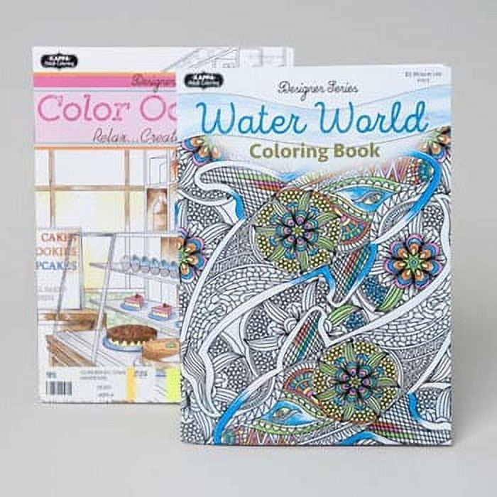COLORING BOOK ADULT 32 PAGES 2 ASSORTED IN PDQ, Case Pack of 48 ...