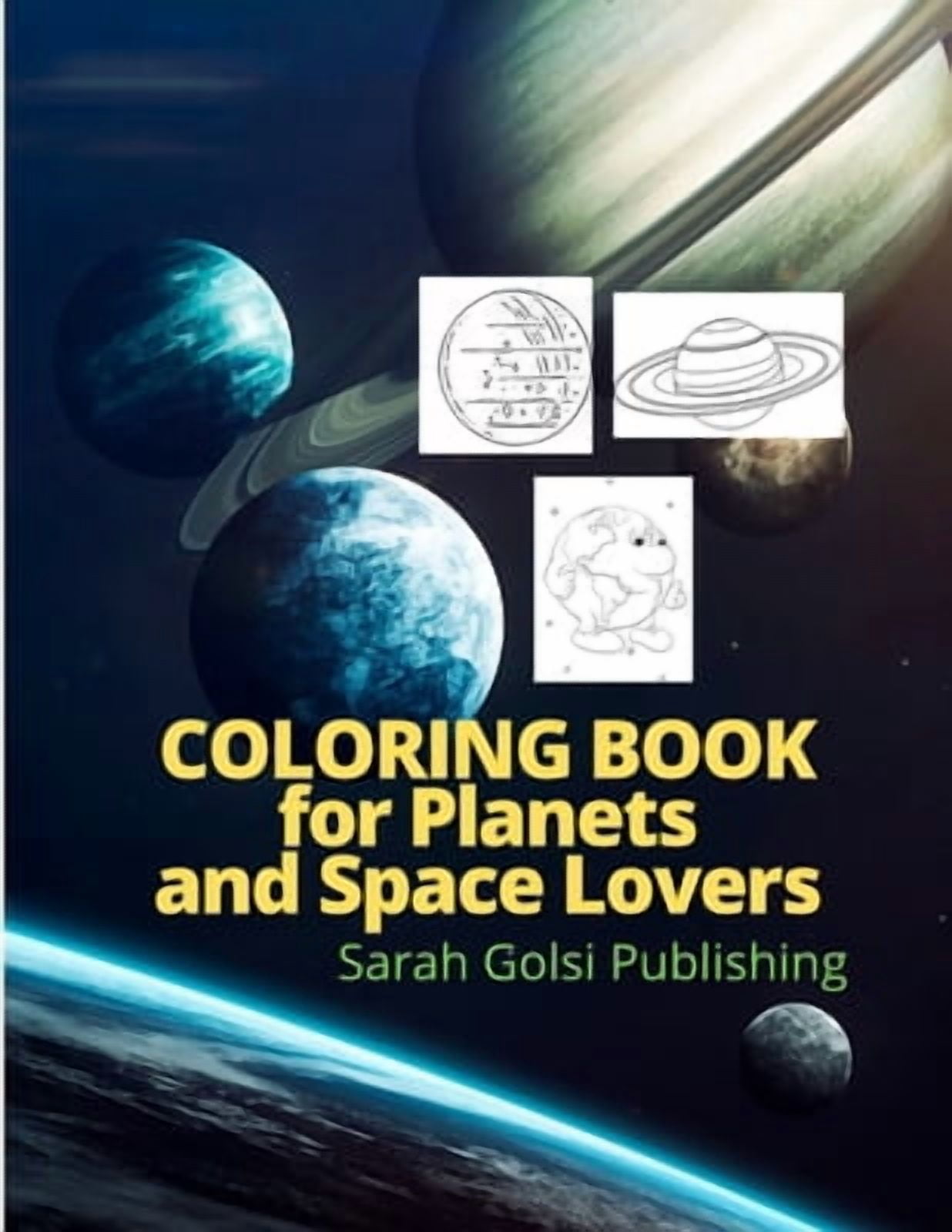 COLORING BOOK FOR Planets and Space Lovers: COLORING BOOK FOR Planets ...