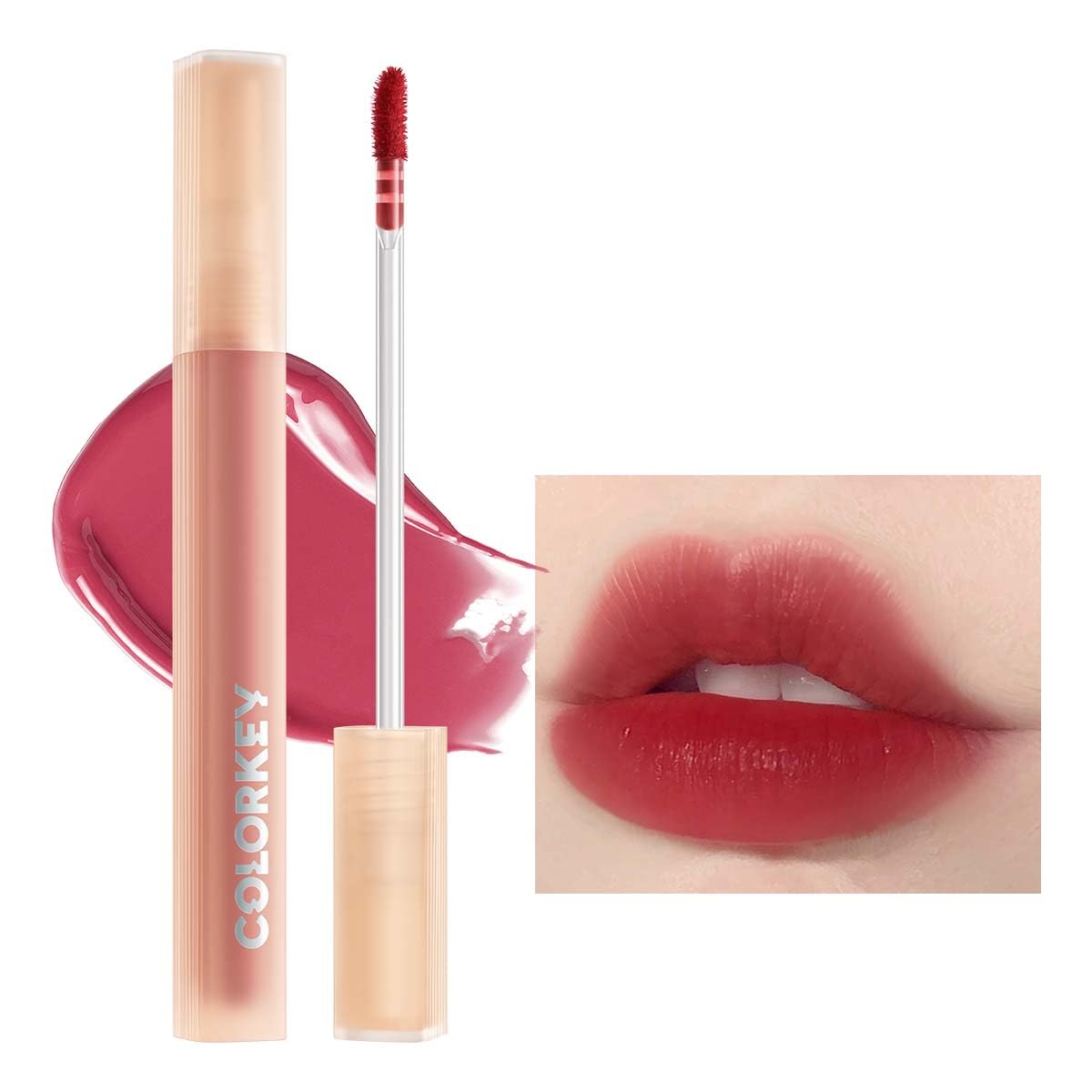 COLORKEY Soft Matte Water Lip Tint, Matte Finishs, Long-Lasting, Moist ...