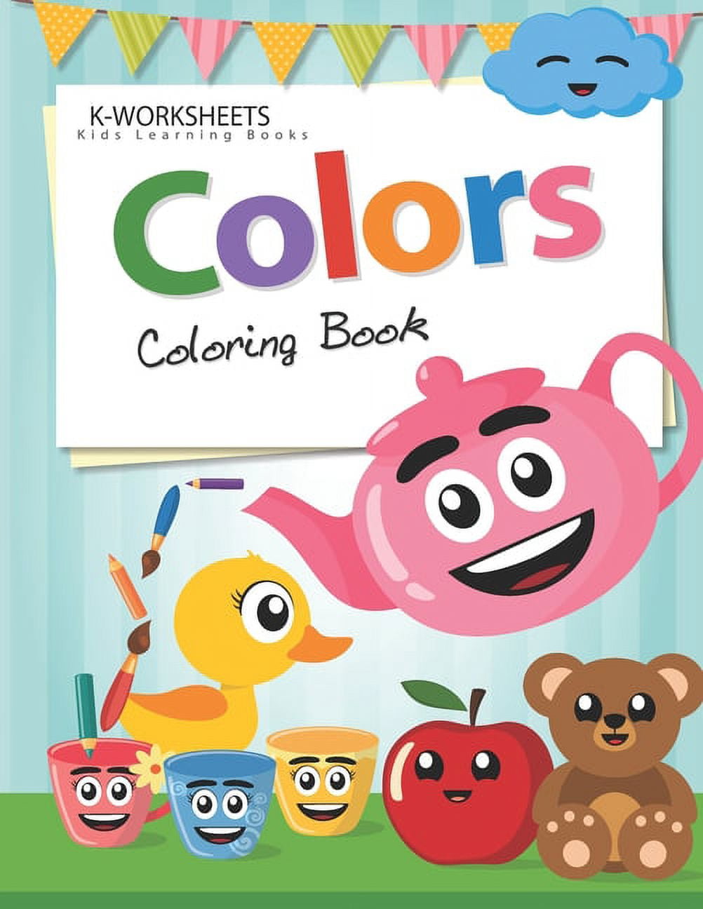 COLORS Coloring Book: Kids Coloring Book (Paperback) - Walmart.com