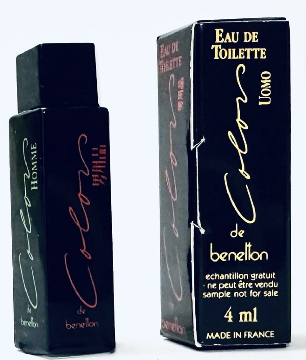 COLORS OF BENETTON UOMO (Original) 0.13 oz / 4 ml Mini EDT Men Cologne ...