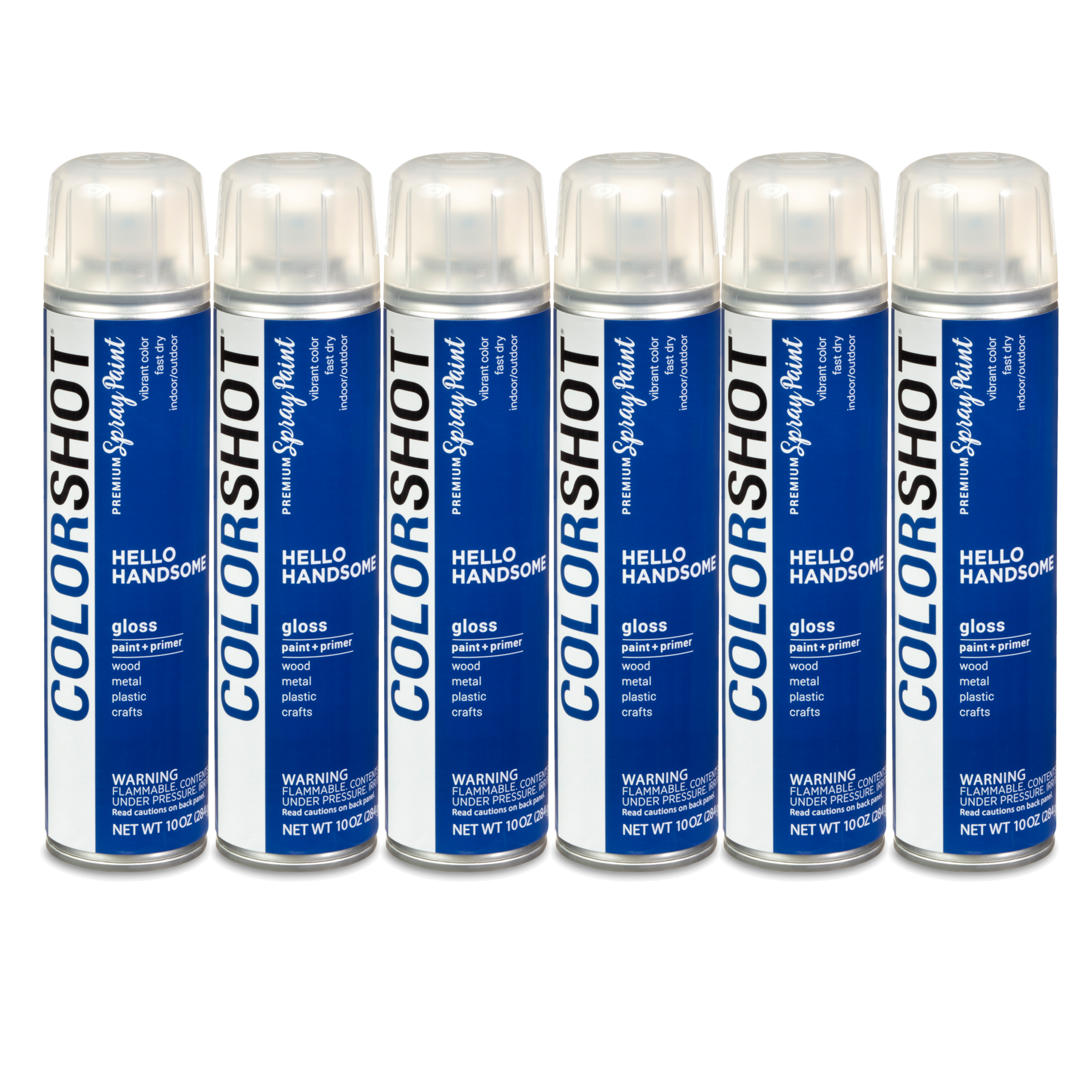 COLORSHOT Premium Spray Paint Gloss Hello Handsome (Royal Blue), 10 oz ...