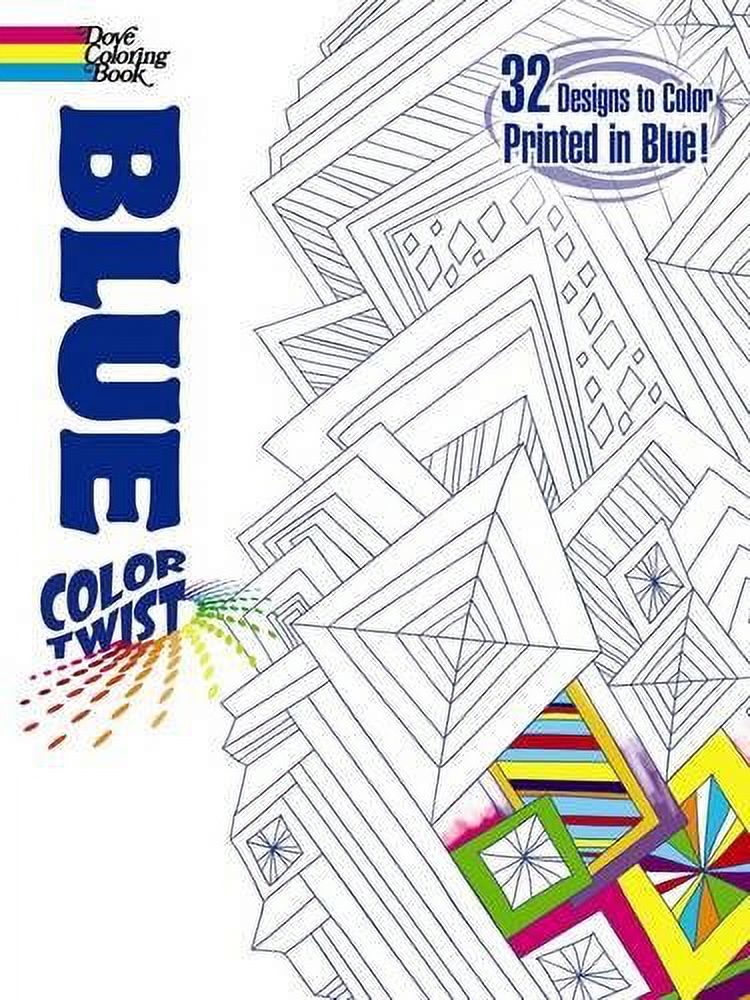 Pre-Owned Colortwist: Blue Coloring Book (Paperback) 0486499715 ...