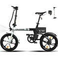 COLORWAY BK35M Foldable E-Bike, 16 inch, 350W, Max. Range 16-37MILE ...