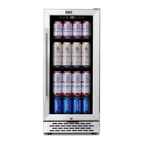 Nipus 15'' Wine/Beer Refrigerator - 130 Can Freestanding/French Door ...