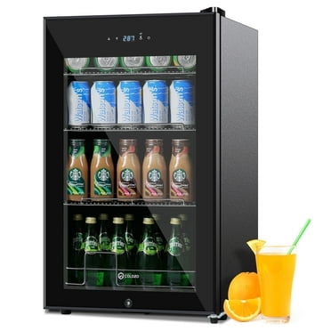 Auseo 120-Can Mini Fridge, Small Refrigerator for Beer & Wine ...