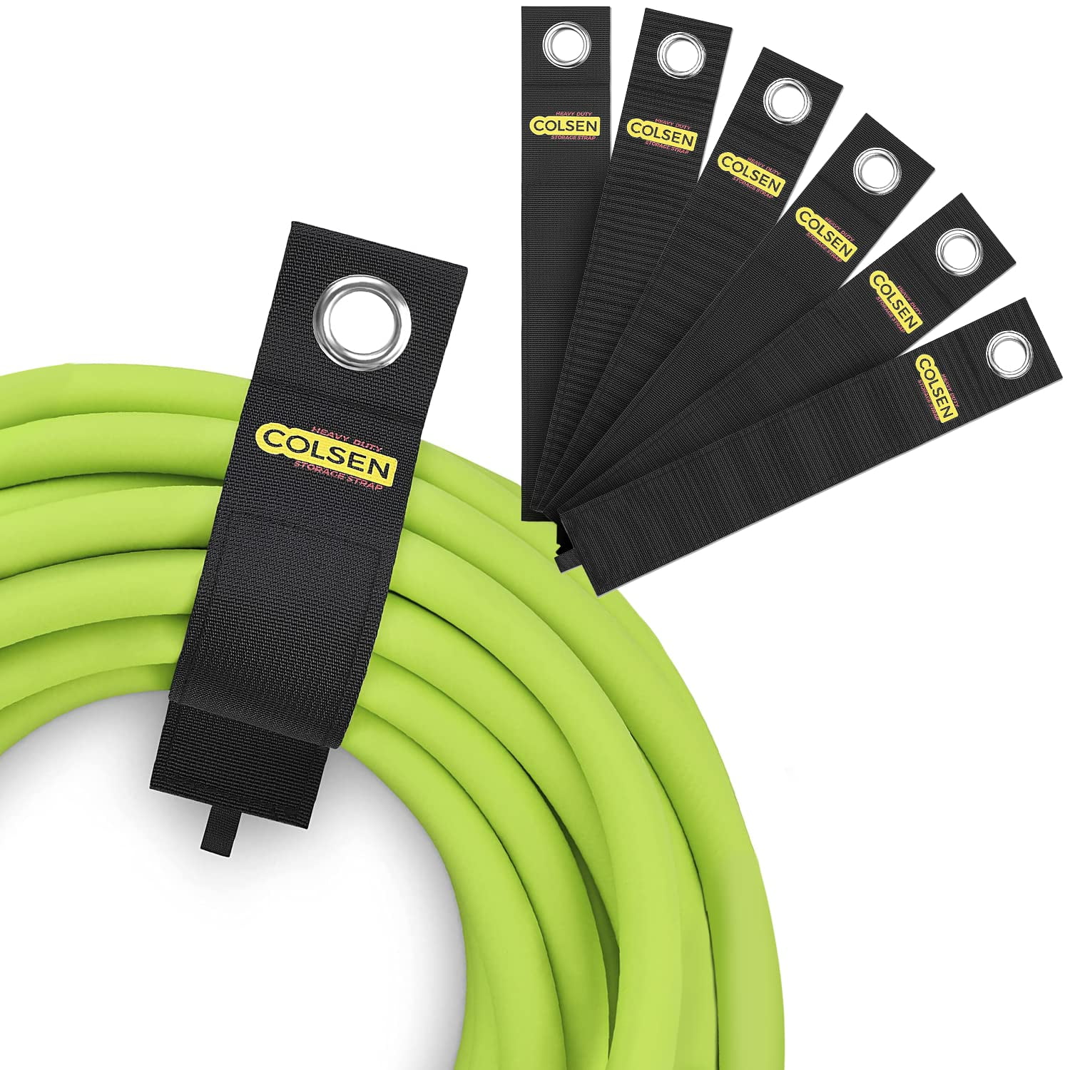 COLSEN Heavy-Duty Storage Straps, 20 inch (6 Pack) – Hook and Loop ...