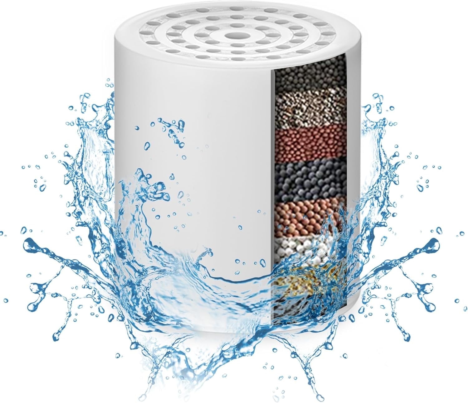 COLSEN Shower Filter, 15-Stage Water Softener - Promotes Glowing Skin ...