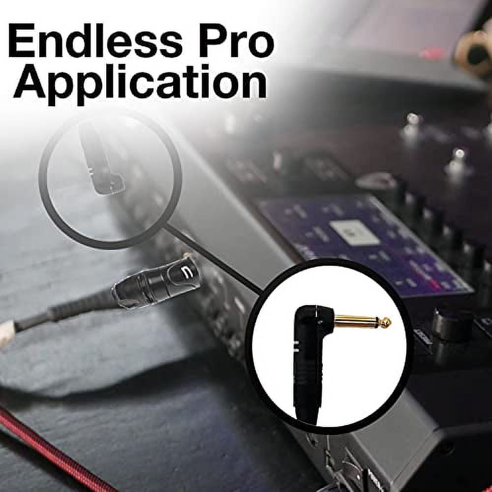 COLUBER CABLE Right Angle XLR Female to Right Angle 1/4" TS - 35 Feet ...