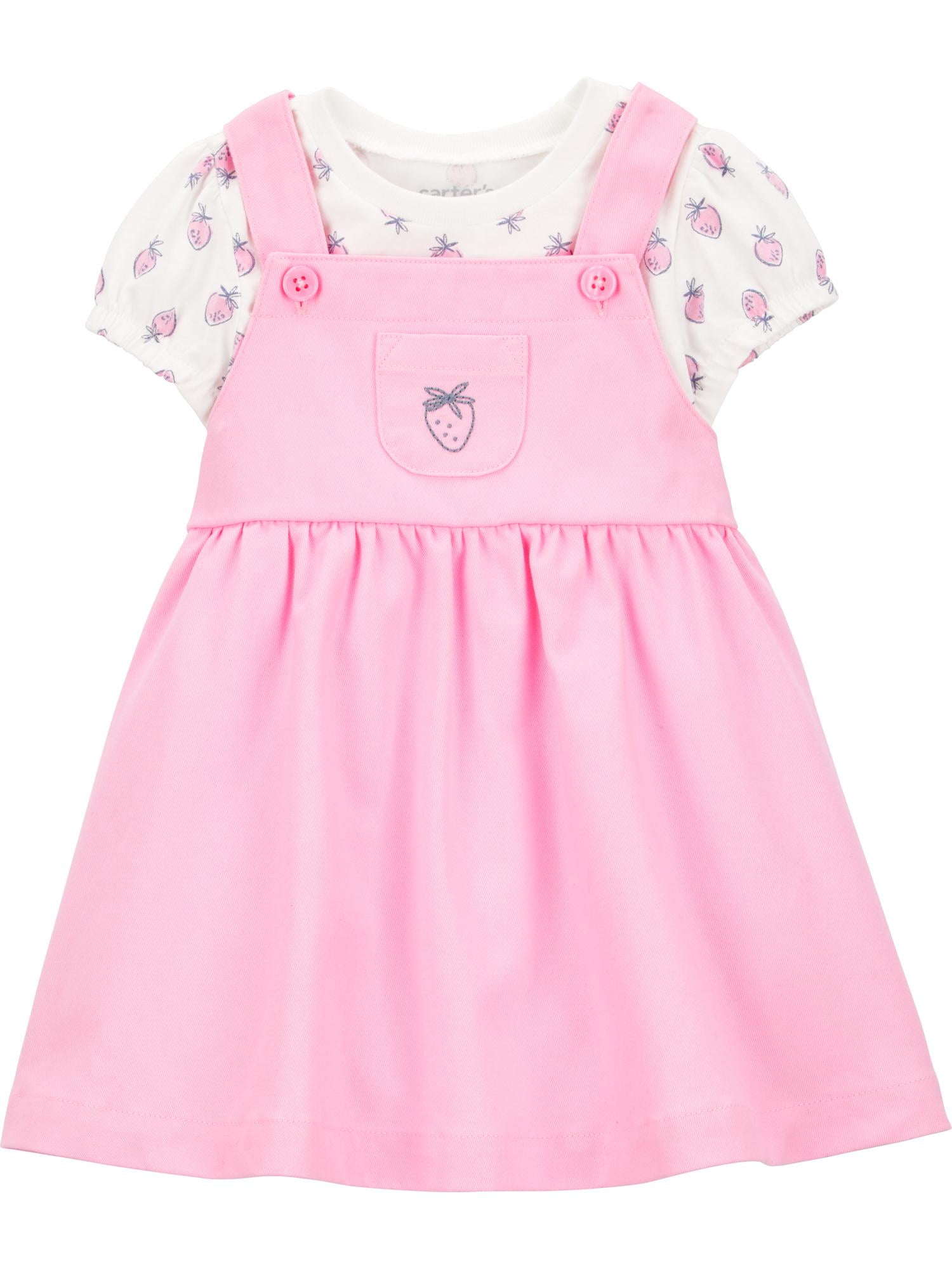 Carter's Child of Mine Baby Girl Dress Set, 2-Piece, Sizes 0/3-24 ...