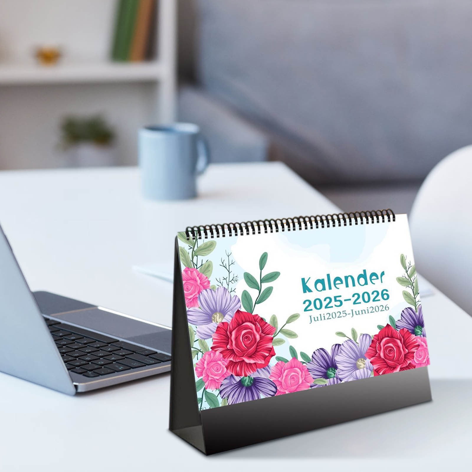 COM1950s 18-Month Desk Calendar: July 2025 To December 2026,German ...