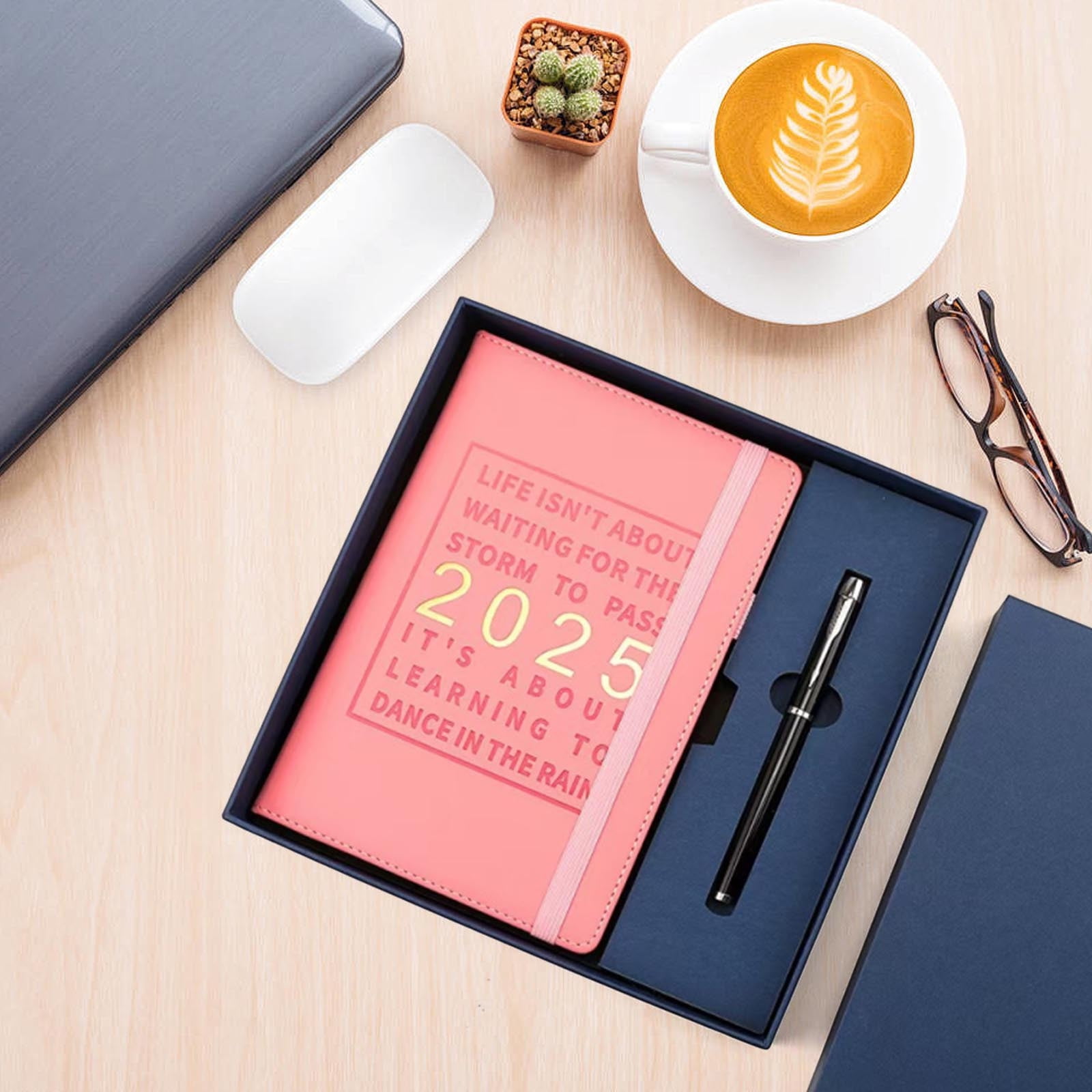 COM1950s 2025 Calendar Notebook Daily Planner English Calendar Notebook ...