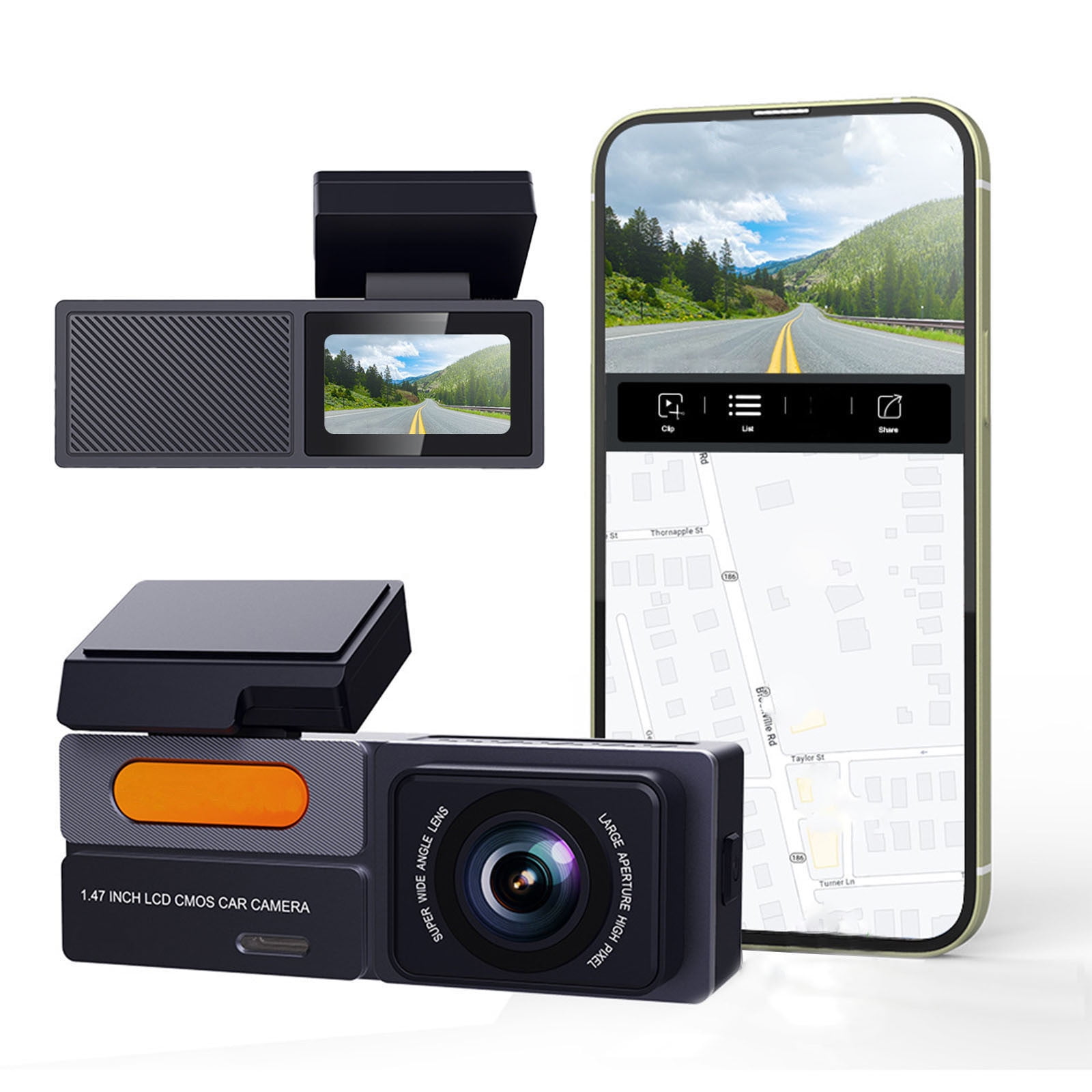 COM1950s 2K High-Definition 1080P Resolution 170 Degree Wide-Angle ...
