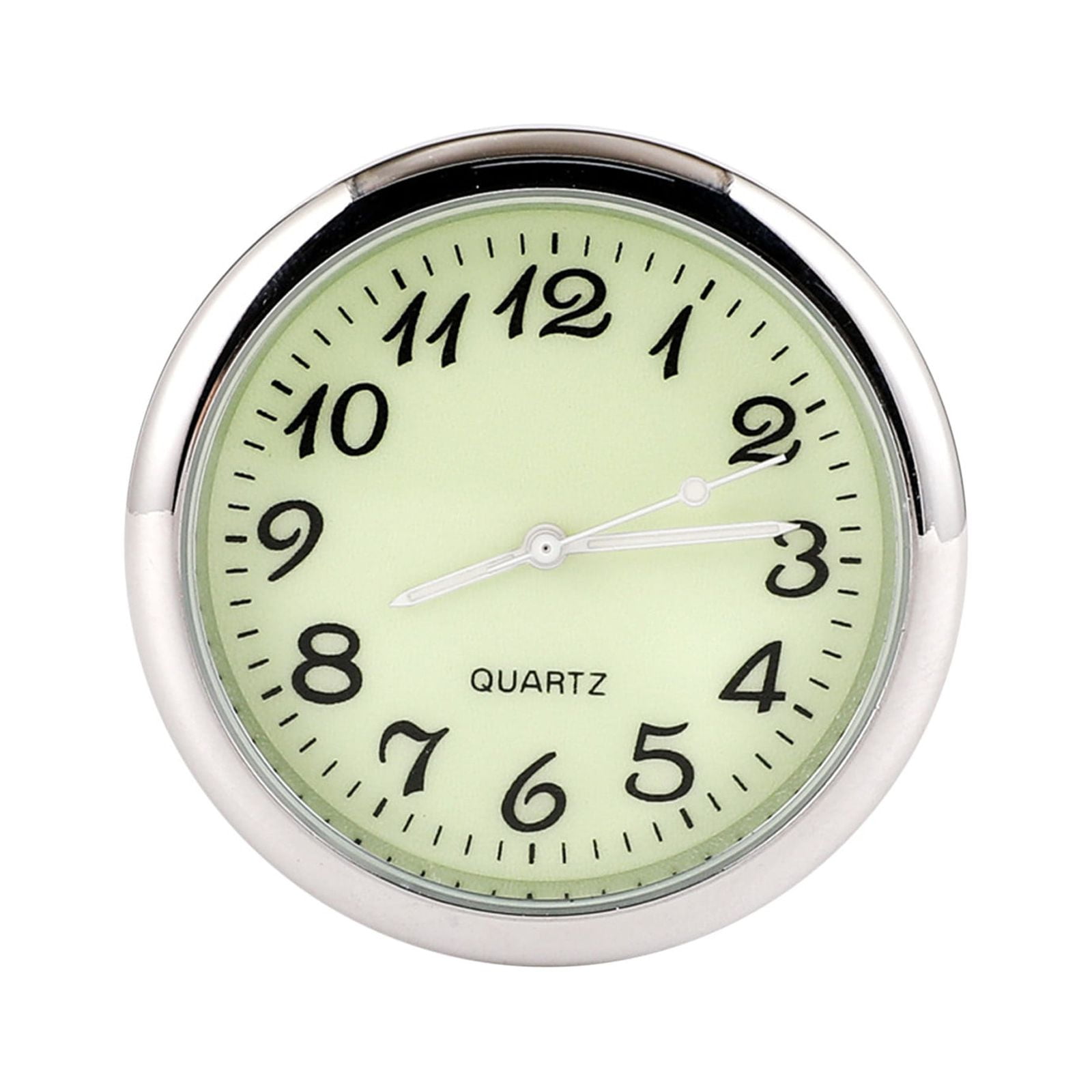 COM1950s 4Inch Dashboard Fluorescent Clock - Mini Car Sticked To Watch ...