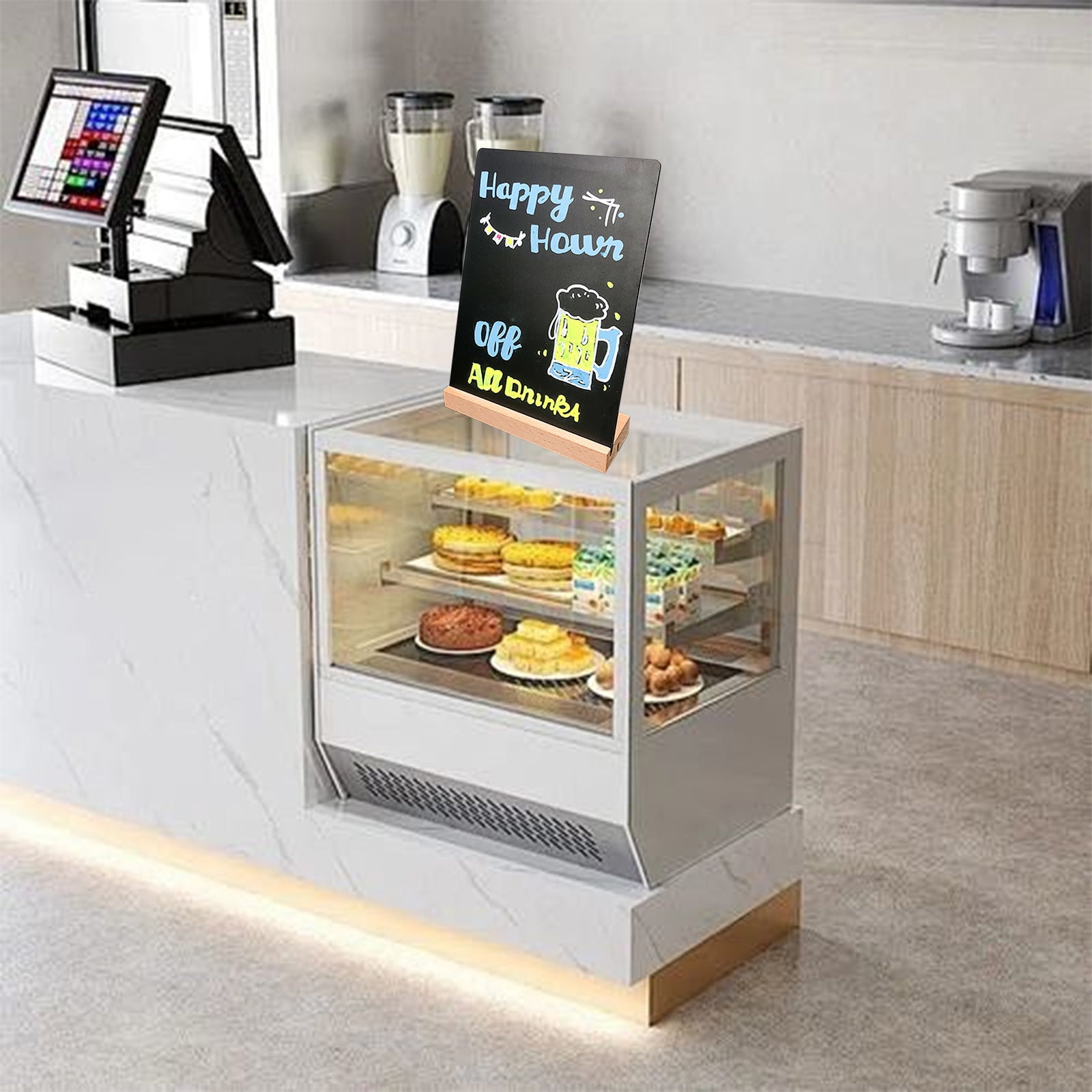 COM1950s Acrylic Blackboard with Erasable Product Prices Display Boards ...
