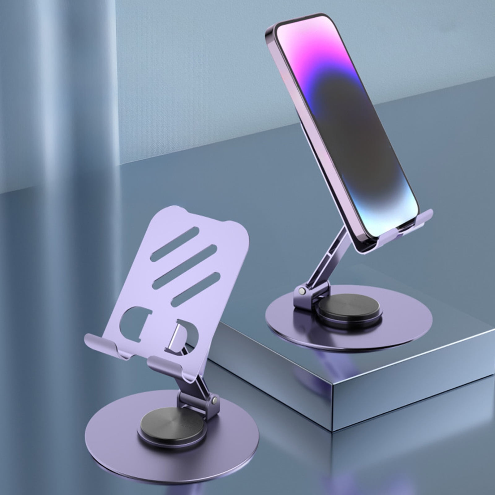 COM1950s Adjustable Cell Phone Stand Cell Phone Support Foldable Cell ...