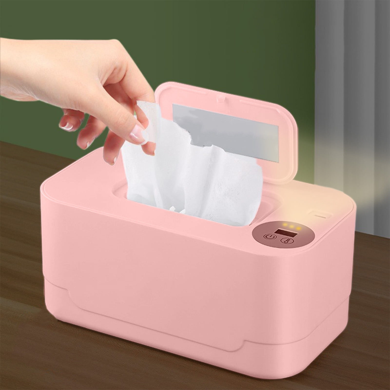 COM1950s Adjustable Wet Wipe Warmer-Usb Baby Wipe Warmer,Large Capacity ...