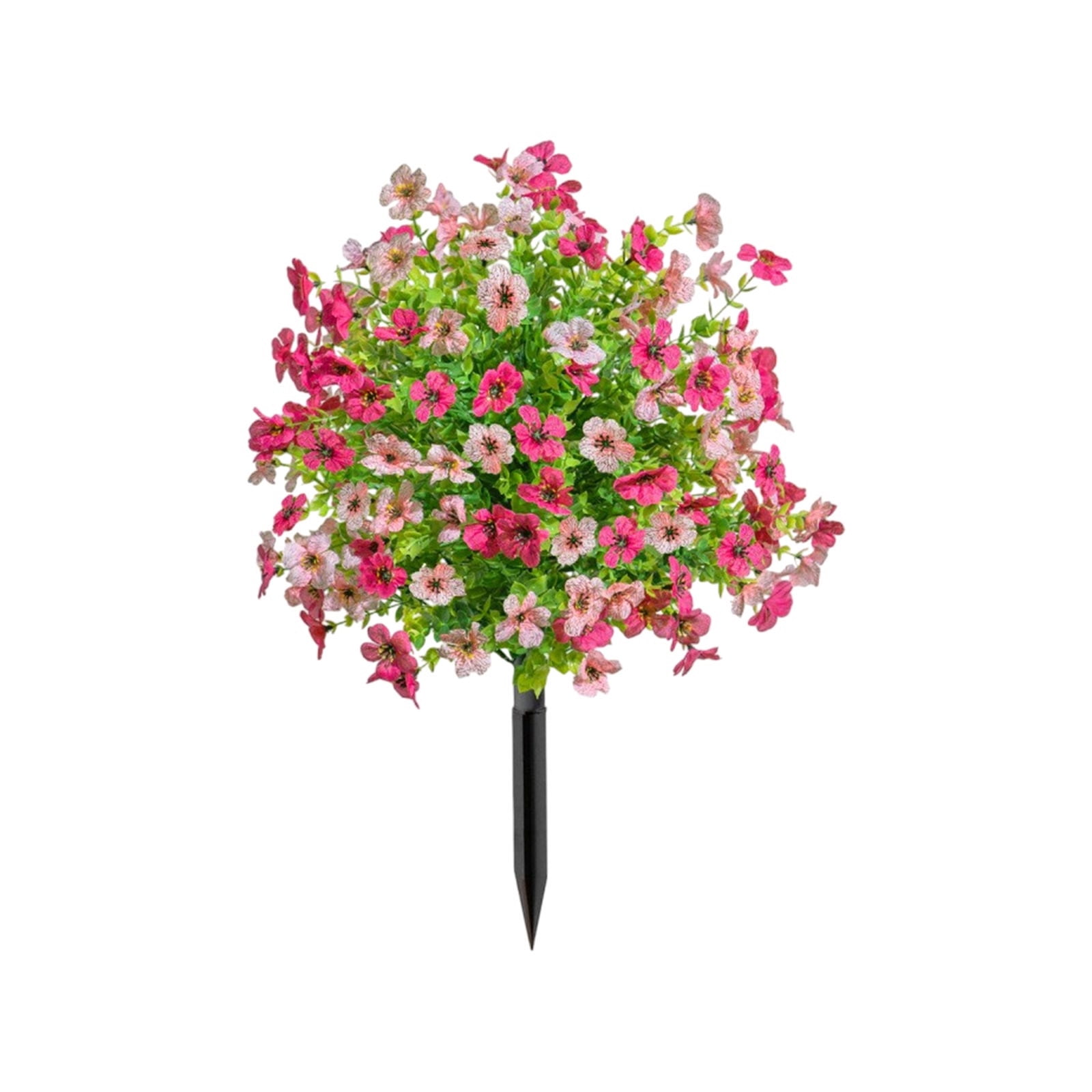 COM1950s Artificial Flowers Ground Stake Outdoor, Weather Resistant ...