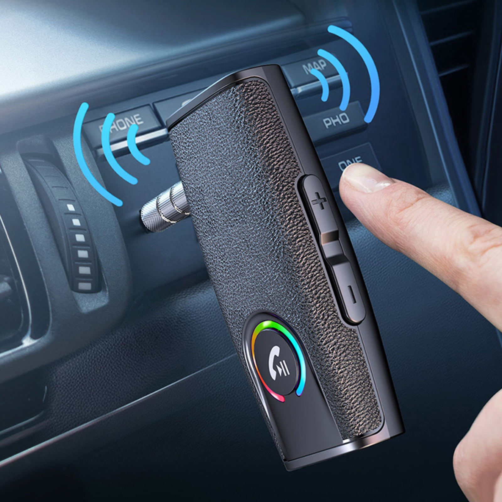 COM1950s Aux Bluetooth Adapter for Car Bluetooth 5.3 Receiving ...