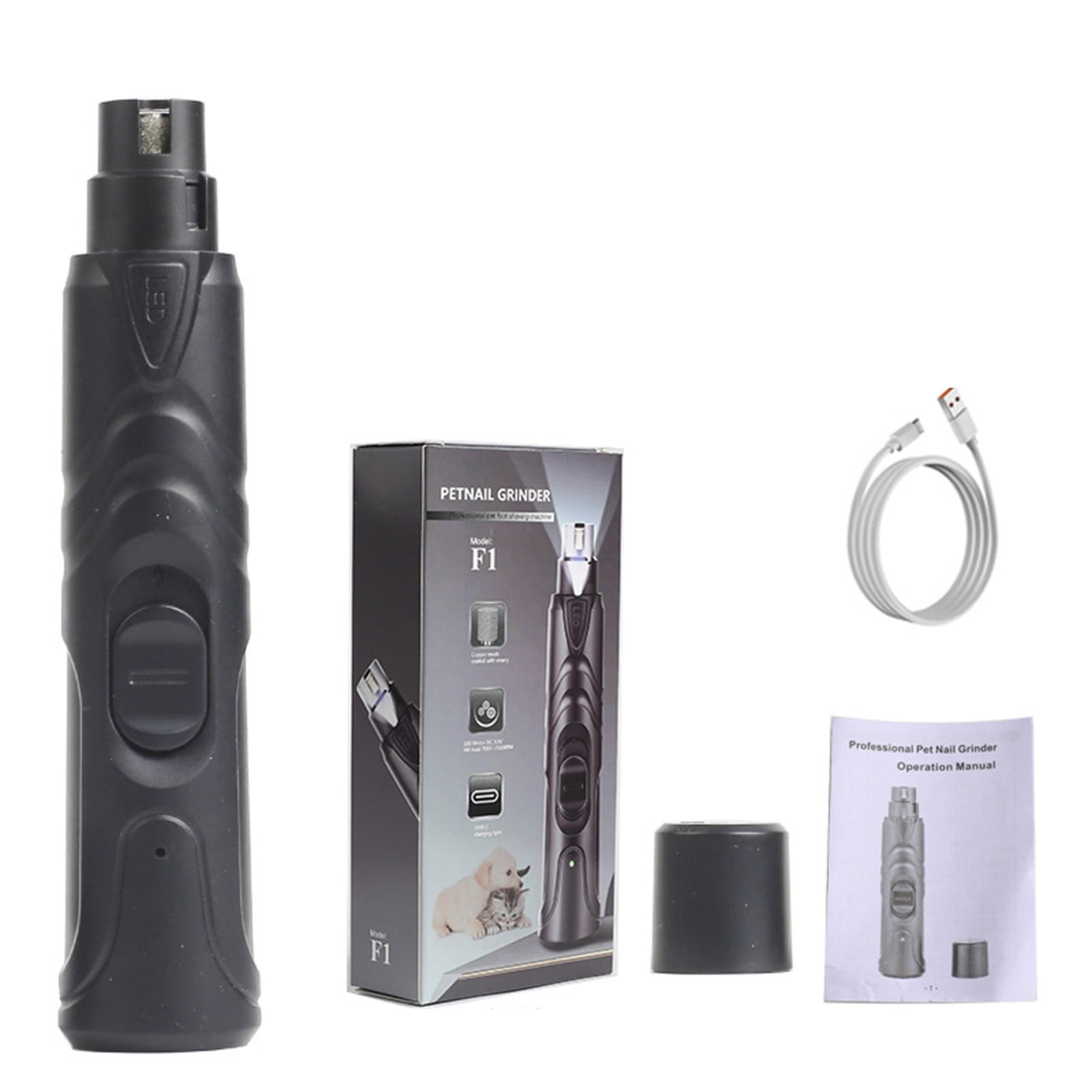 COM1950s Bird Nail Grinder with Bird Nail Clipper Bird Nail Trimmer ...