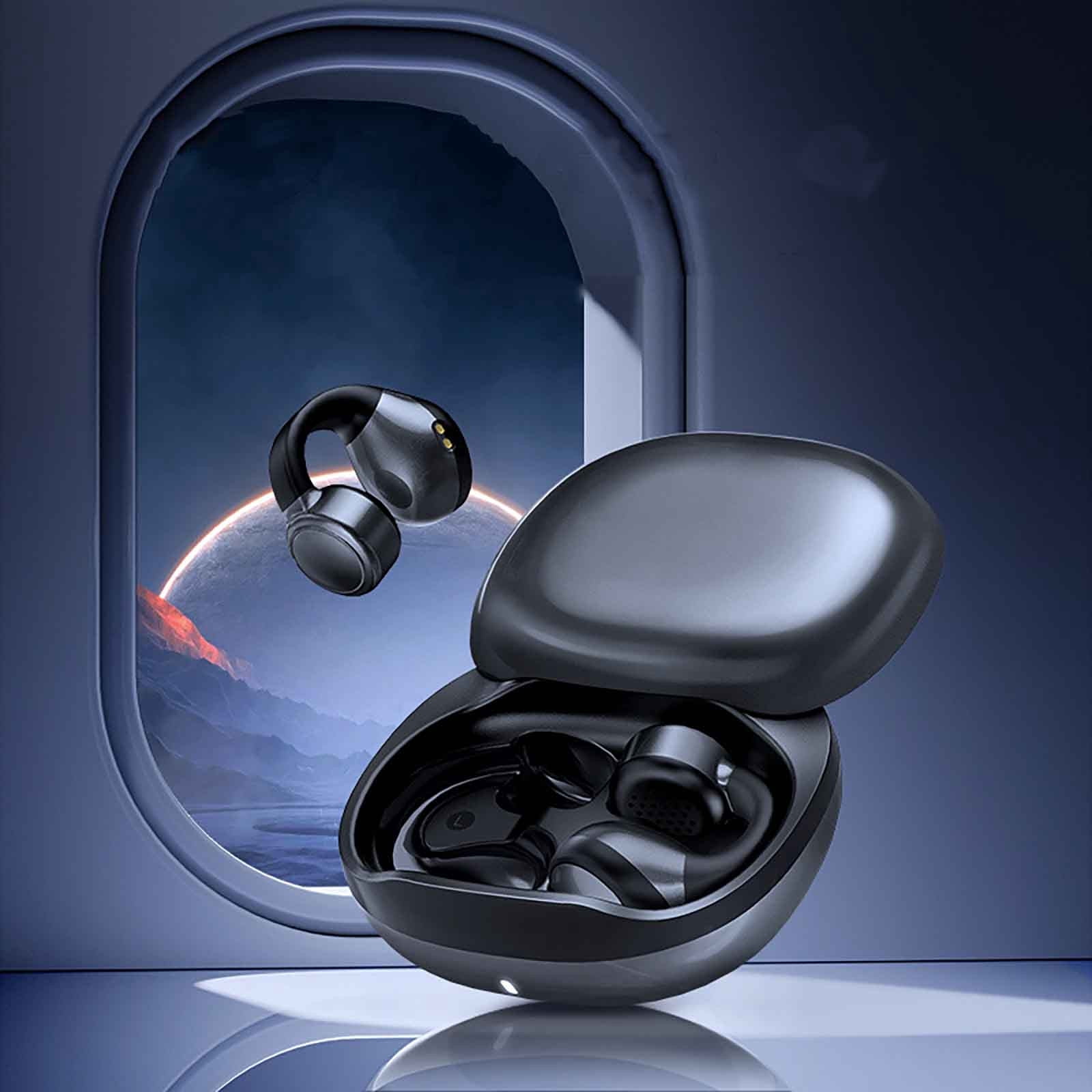 COM1950s Bluetooth Wireless Headset Ear Clip Type Open Exercise without ...