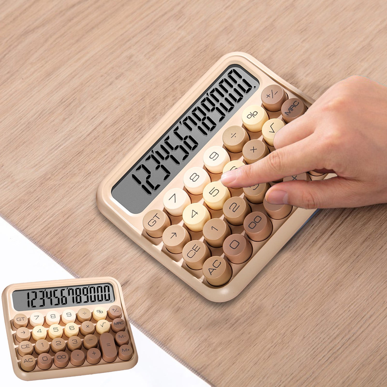 COM1950s Calculators for Studentsgradient Large Silent Calculator for ...