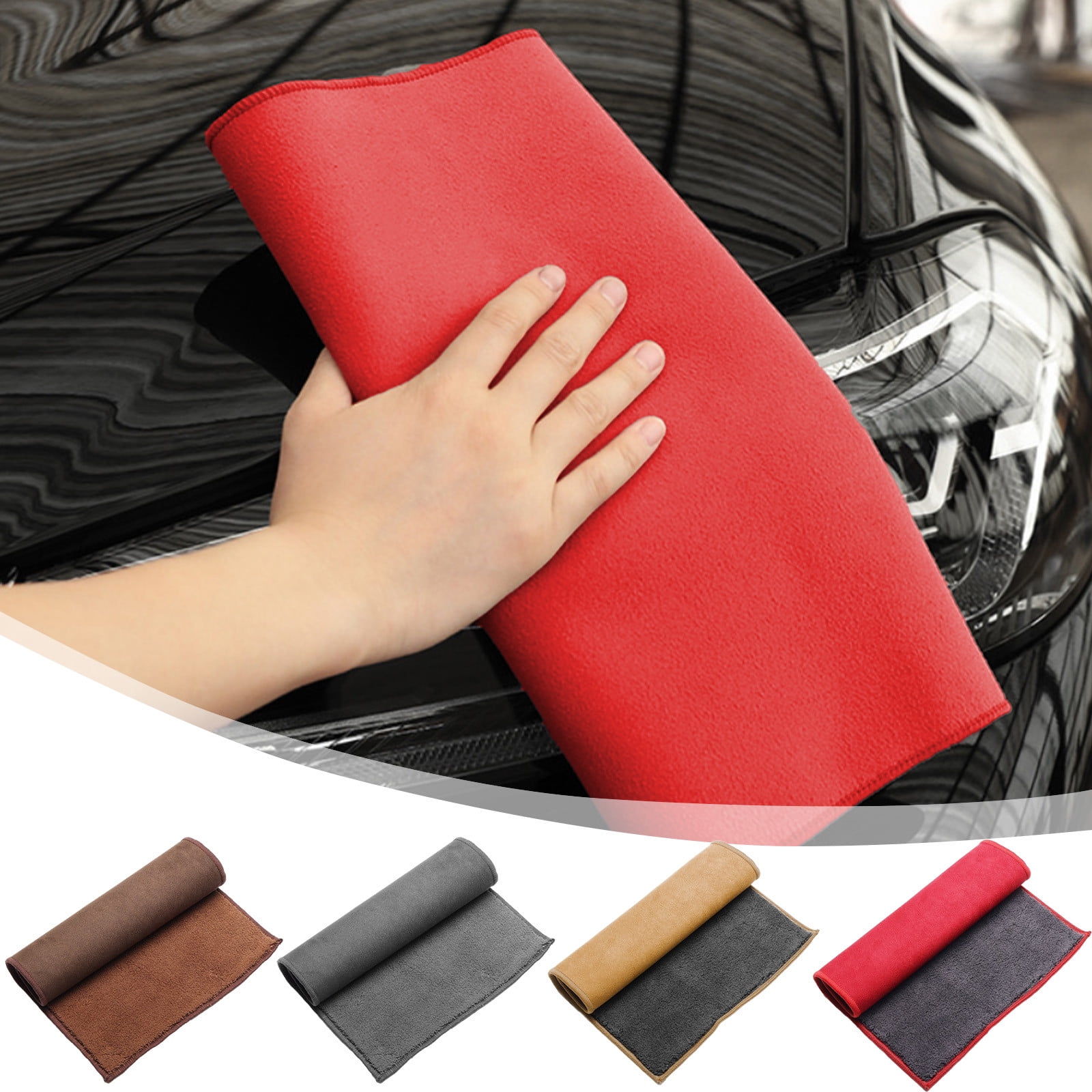 COM1950s Car Wipes Interior Cleaning,Car Wash Towels,Suede Car Towel ...